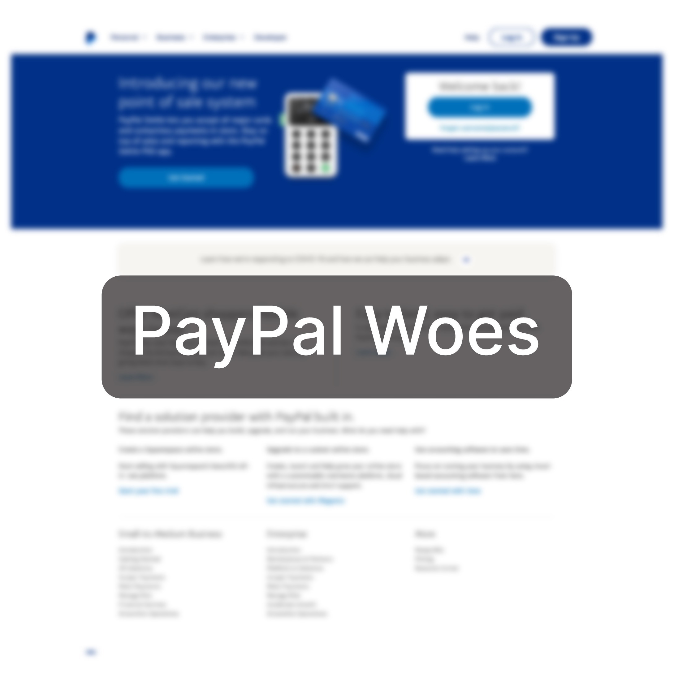 What happened to PayPal? | Boardsource
